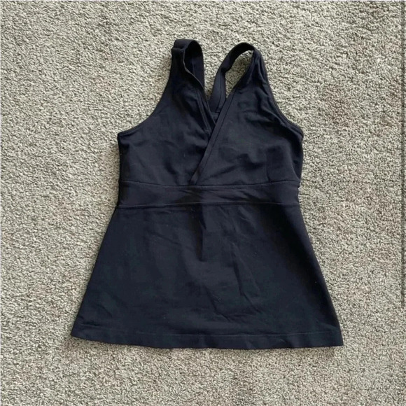 lululemon athletica | Tops | Size 4 Lululemon Built In Bra Deep V ...